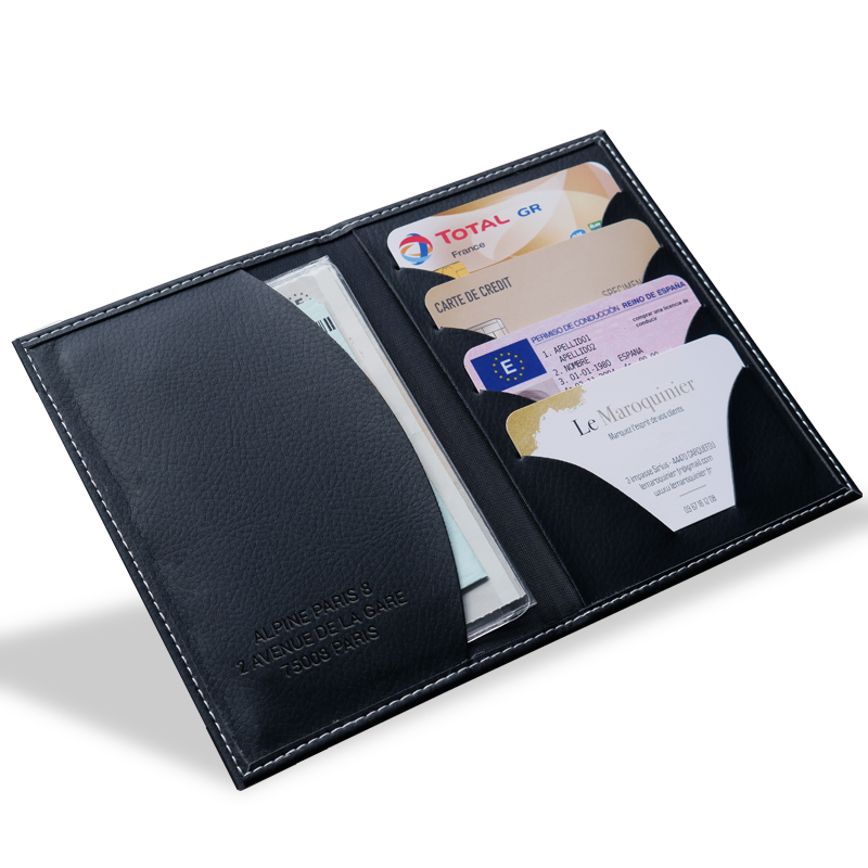 Porte-carte grise similicuir Essentiel - Collection Tendance